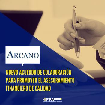 EFPA España y Arcano Capital se alían para fomentar el
